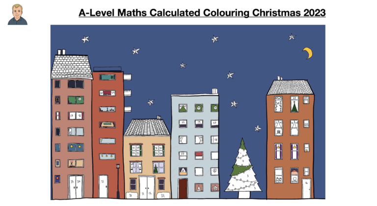 Christmas Calculated Colouring 2023 – MathematicsAndCoding